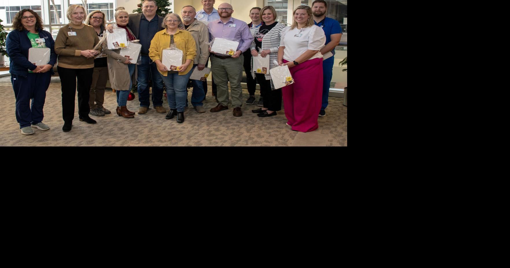 Former patient donates whiteboards to CHI St. Elizabeth
