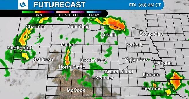 Severe storms Nebraska weather forecast