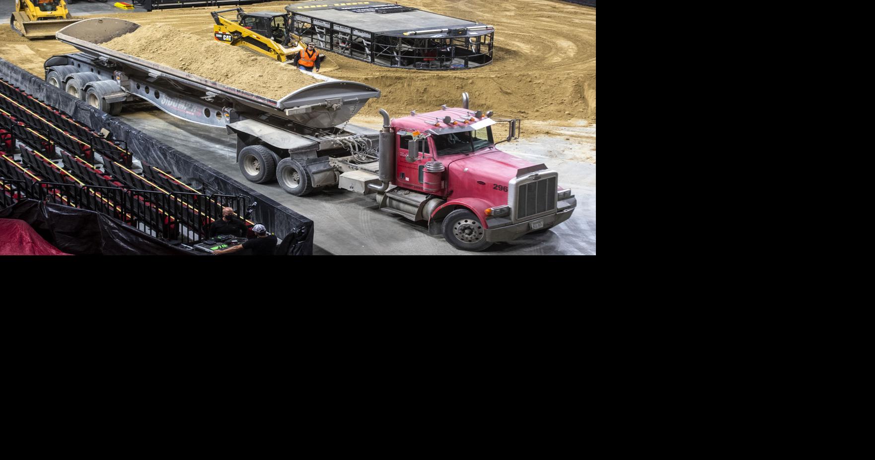 What does it take to transform PBA into a bull-riding setting? 750 tons ...