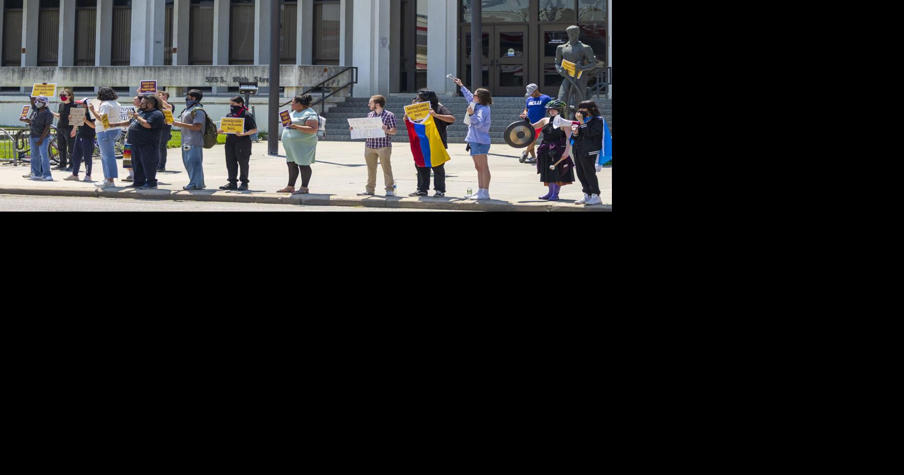 Lincoln protests after Omaha ICE raid at meatpacking plant
