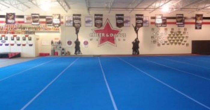 Two 54 x 42 ft. Regulation Spring Cheer Floors