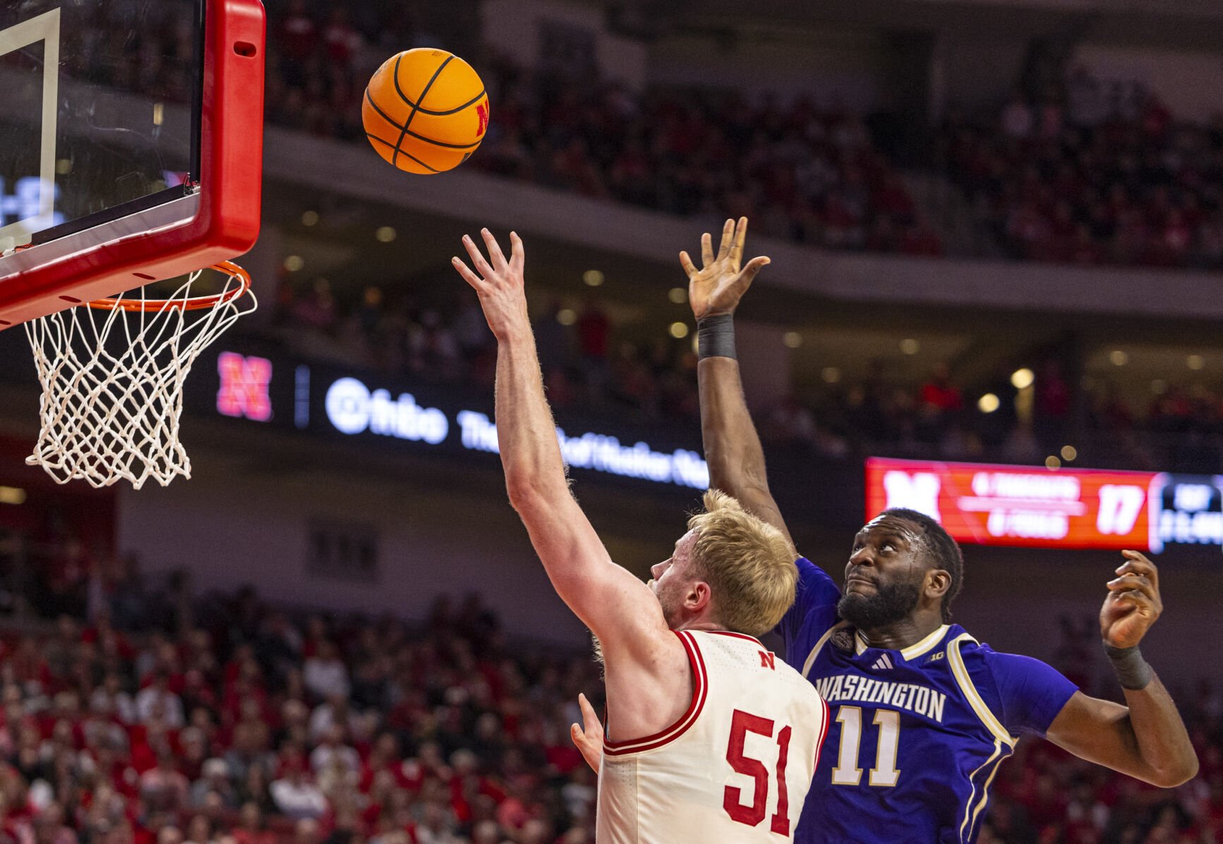 Photos: Nebraska men's basketball vs. Washington, Jan. 21, 2026