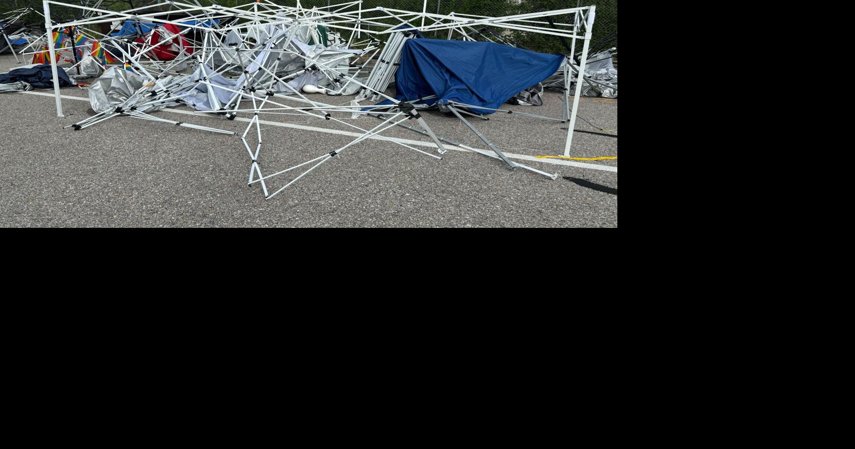 Pride festival damage