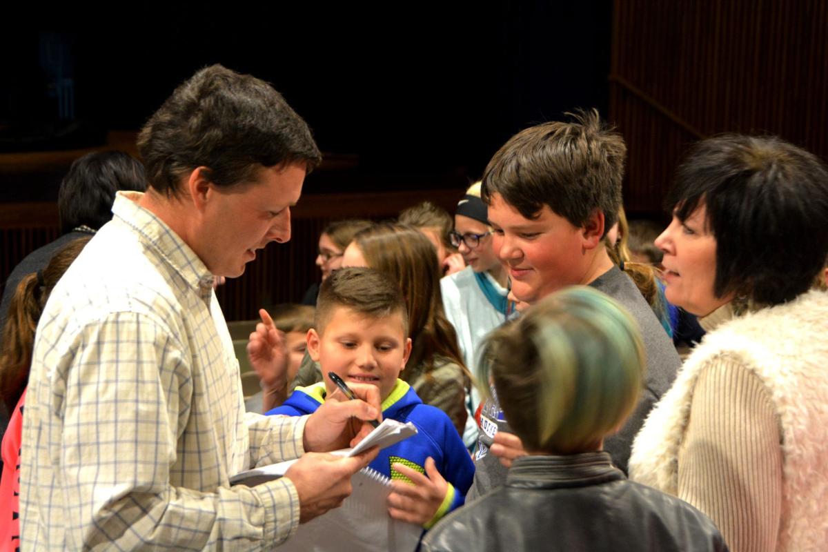 YouTube star 'Farmer Derek' visits Tri County elementary students