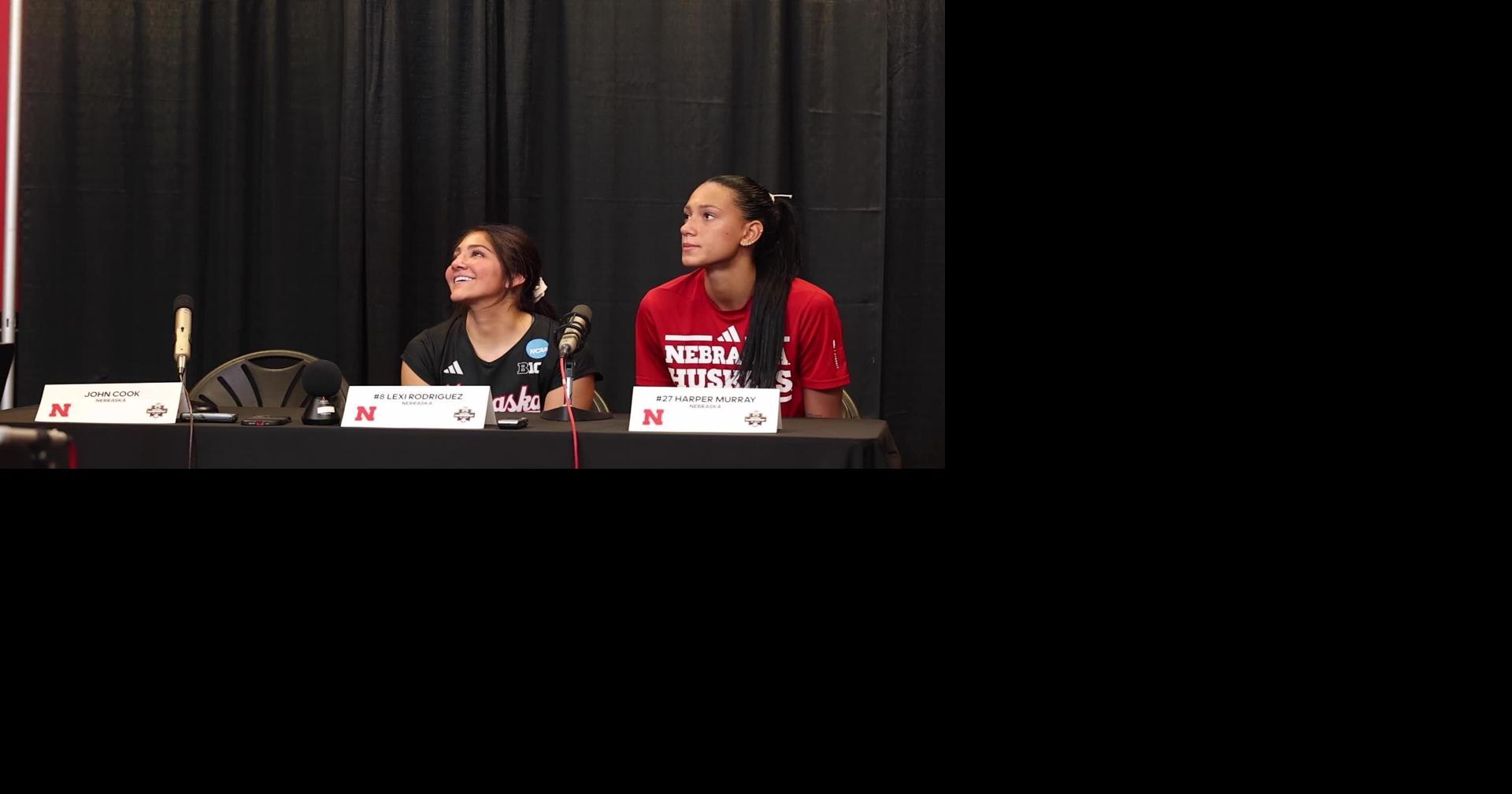 Nebraska's John Cook, Lexi Rodriguez and Harper Murray after Elite ...