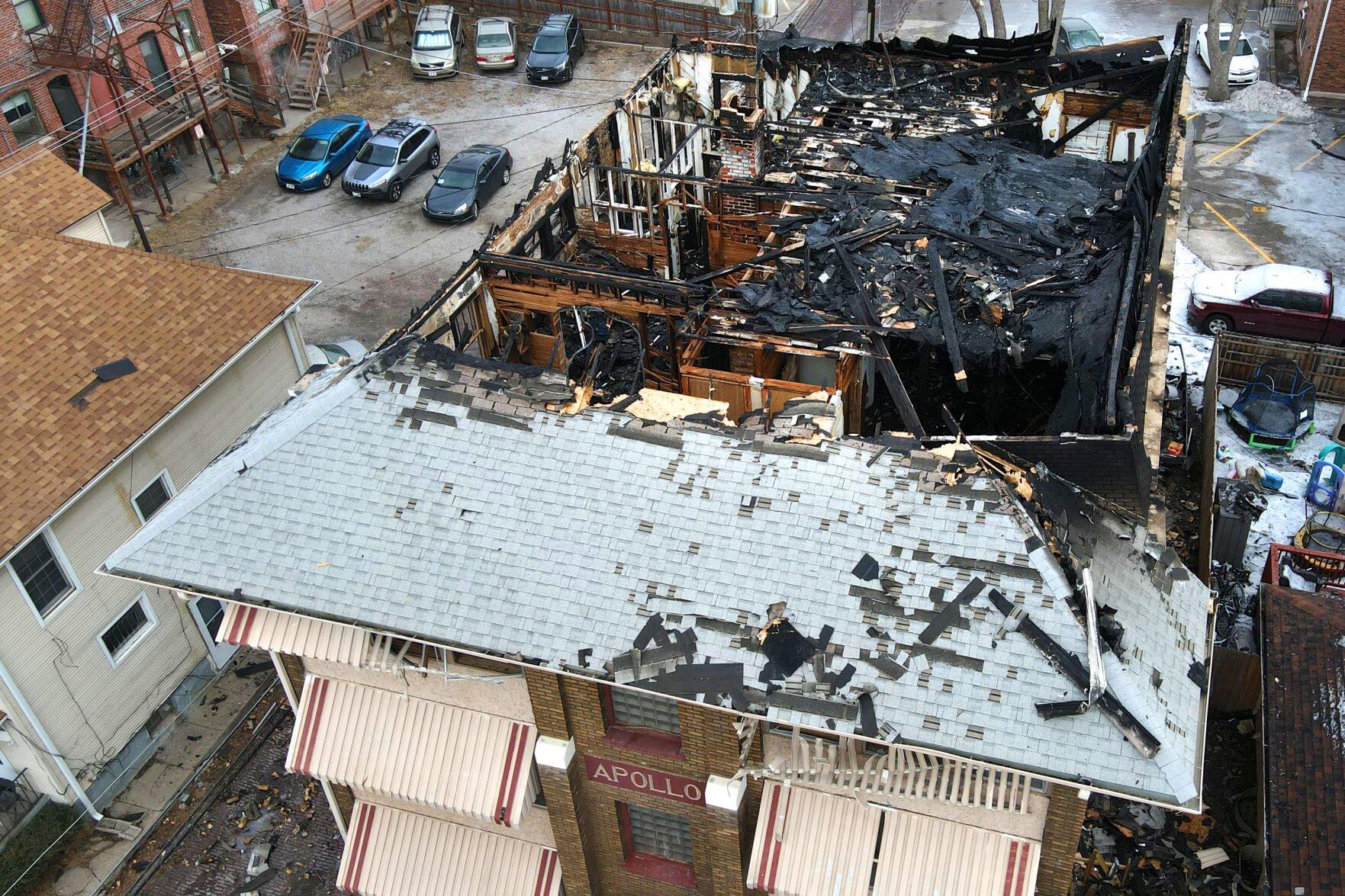 PHOTOS: Apollo Apartments fire