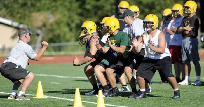 Photos: Pius X kicks off football season with first practice