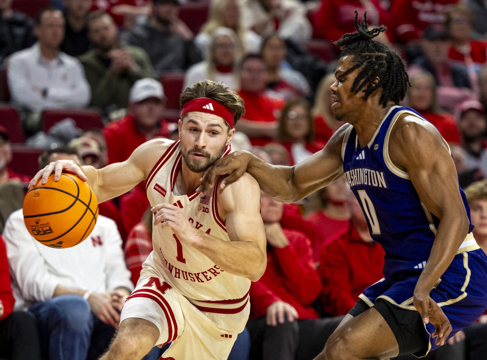 Photos: Nebraska men's basketball vs. Washington, Jan. 21, 2026