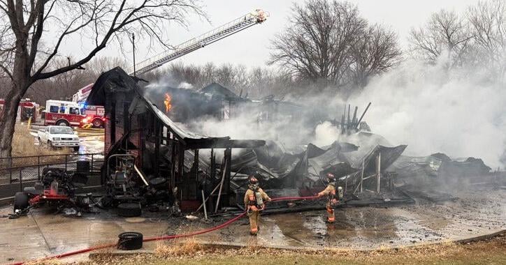 NuMark golf course fire destroyed old railroad building