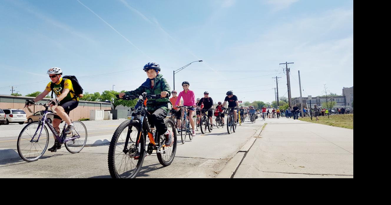 Protected bike path on N Street officially opens