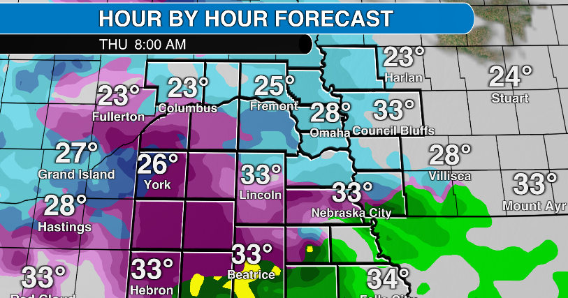 Dry today, but snow and freezing rain in southeast Nebraska late ...