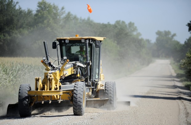 Huge magnets clean metal off the roads, save tires