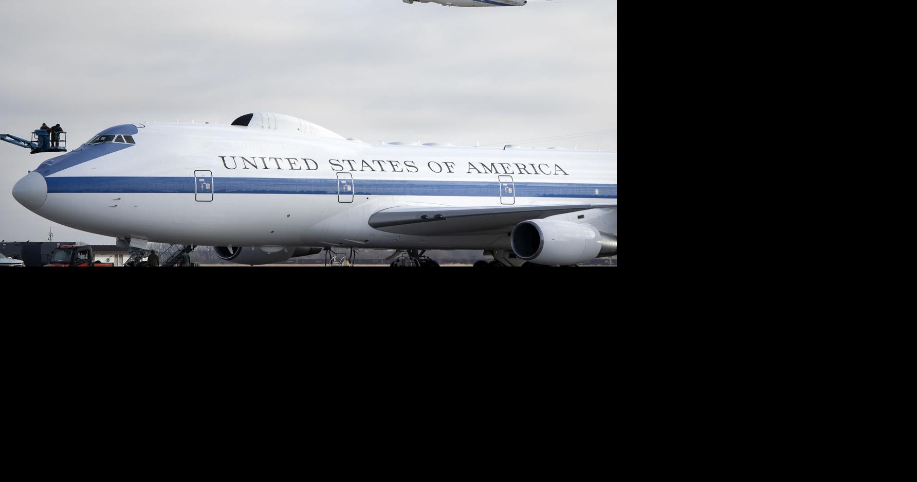 Airborne command center planes now operating out of Lincoln