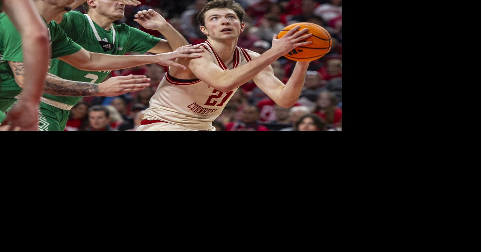 Nebraska's Pryce Sandfort continues to evolve, on and off court