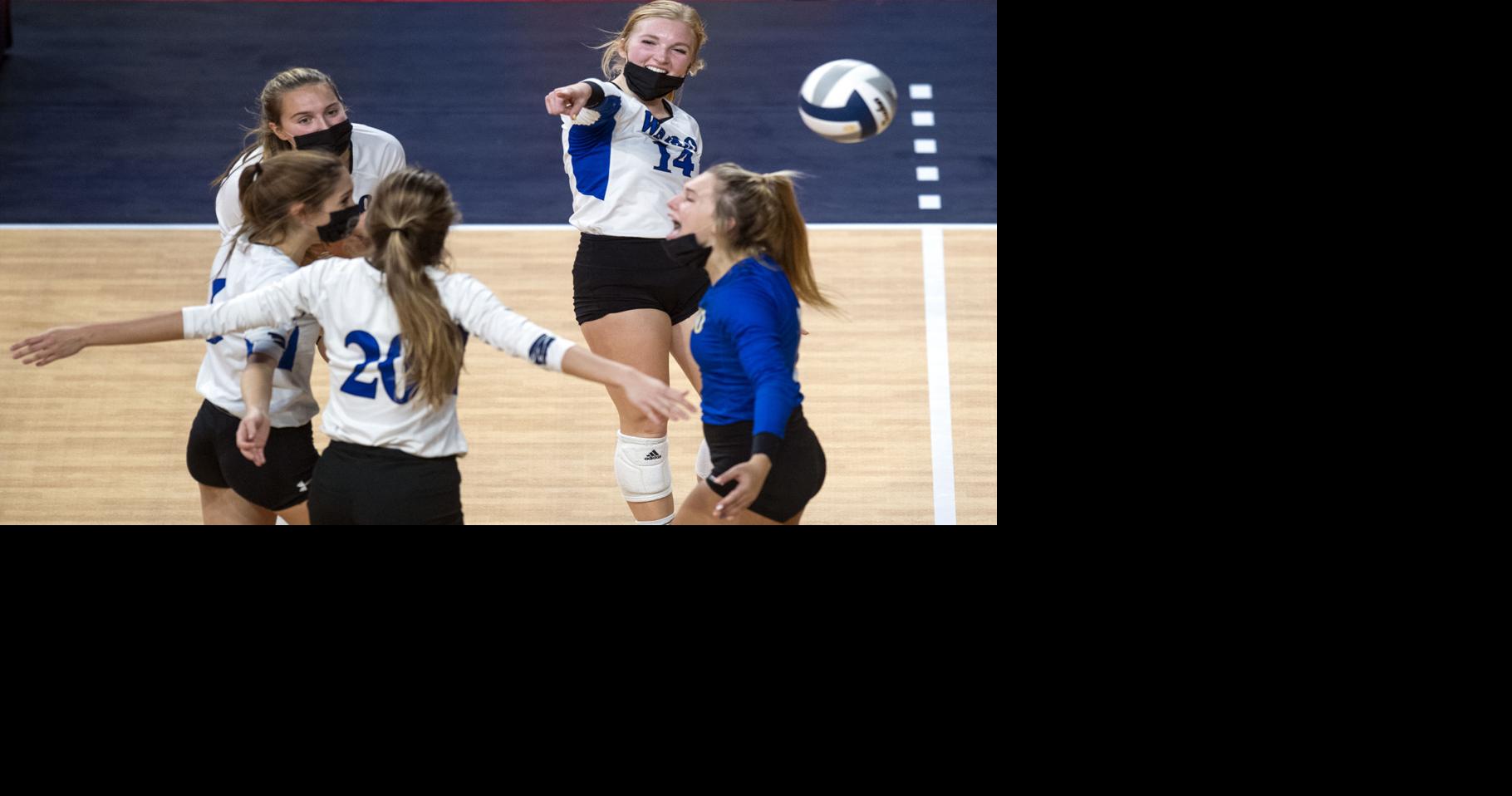 Class C 1 State Volleyball Columbus Lakeview Wahoo Survive Early