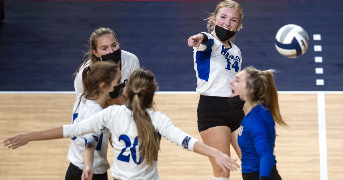 Class C 1 State Volleyball Columbus Lakeview Wahoo Survive Early