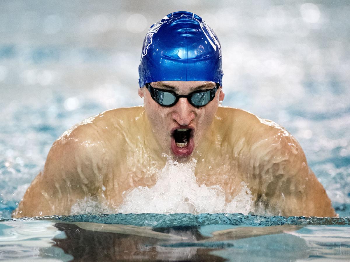 Boys swimming and diving leaders, 1/19