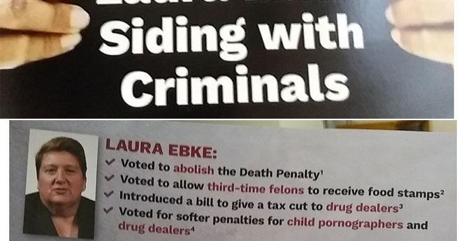 Laura Ebke for Legislature (oppose)