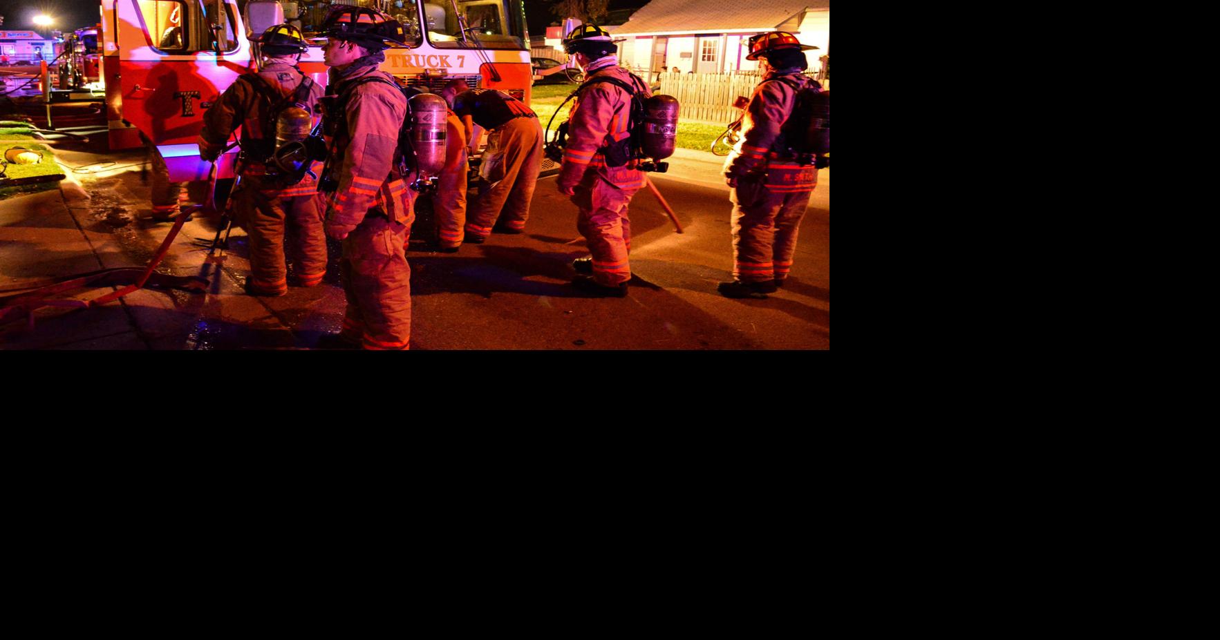 Flames roll from residence under construction