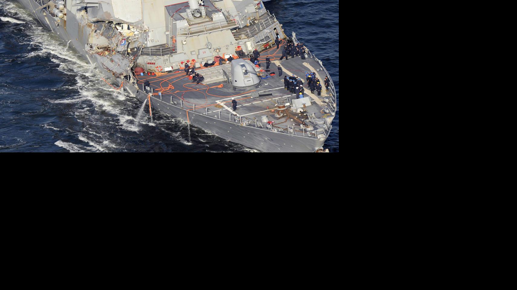 Photos: 7 dead, heavy damage to US Navy ship in collision | National ...