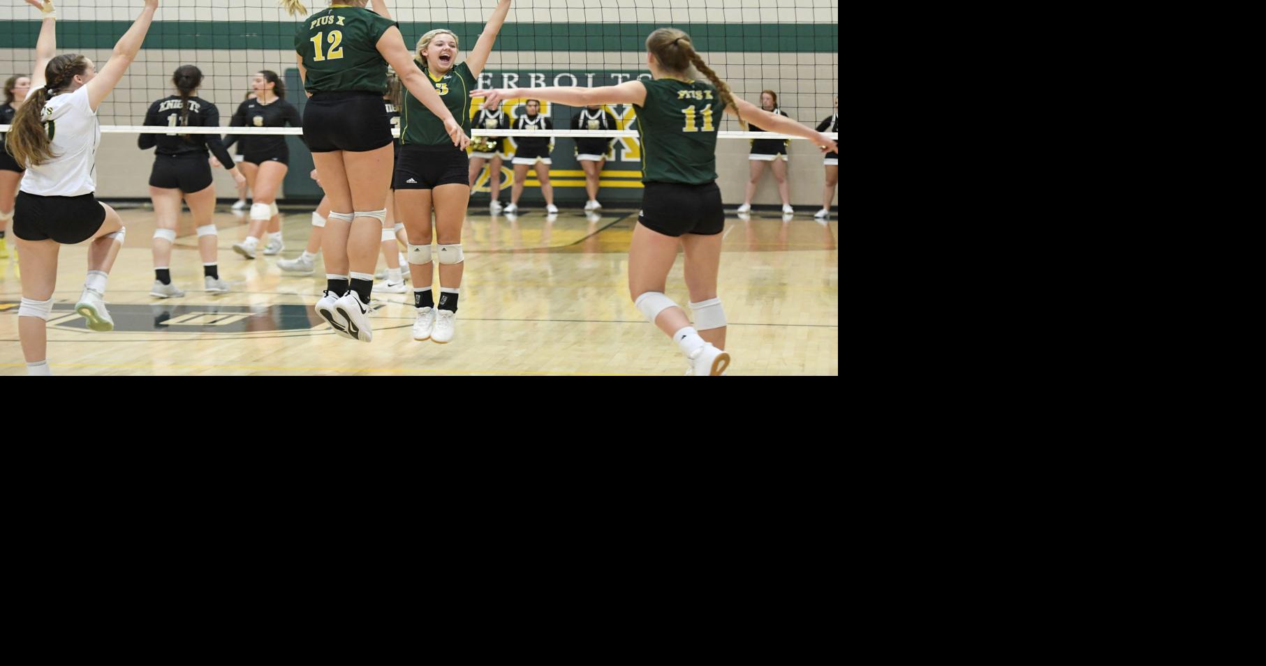 Photos: Pius X sweeps its way to state volleyball tournament