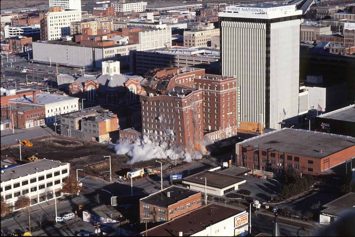 PhotoFiles: The Cornhusker Hotel implosion