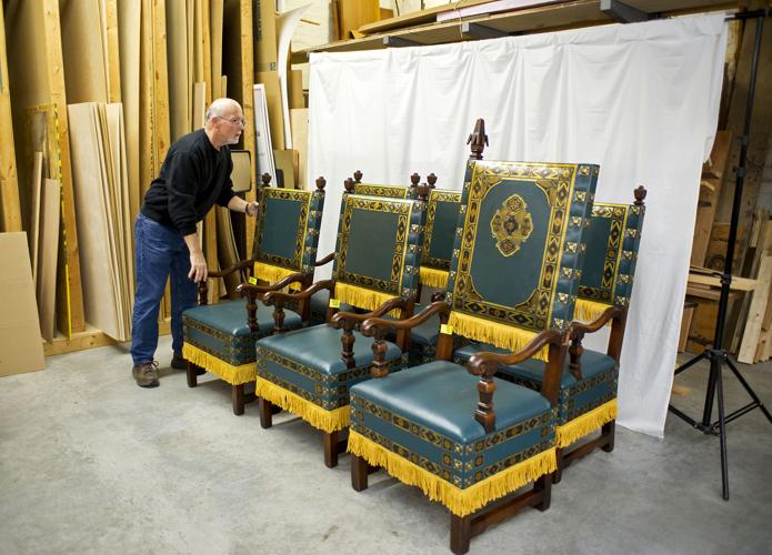 Historic Capitol chairs restored to original glory