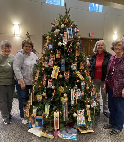 LARSP decorates tree with art supplies for Cedars kids