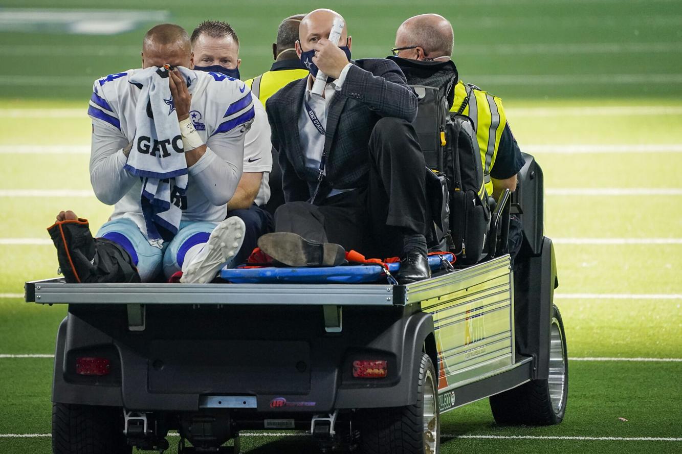 Cowboys QB Dak Prescott suffers season-ending leg injury