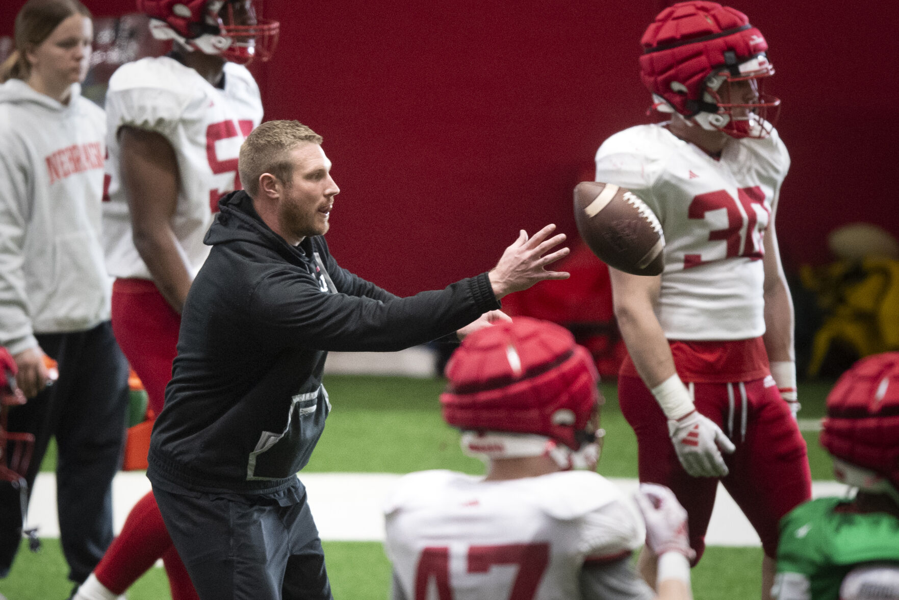 Nyziah Hunter flashing potential, toughness for Nebraska