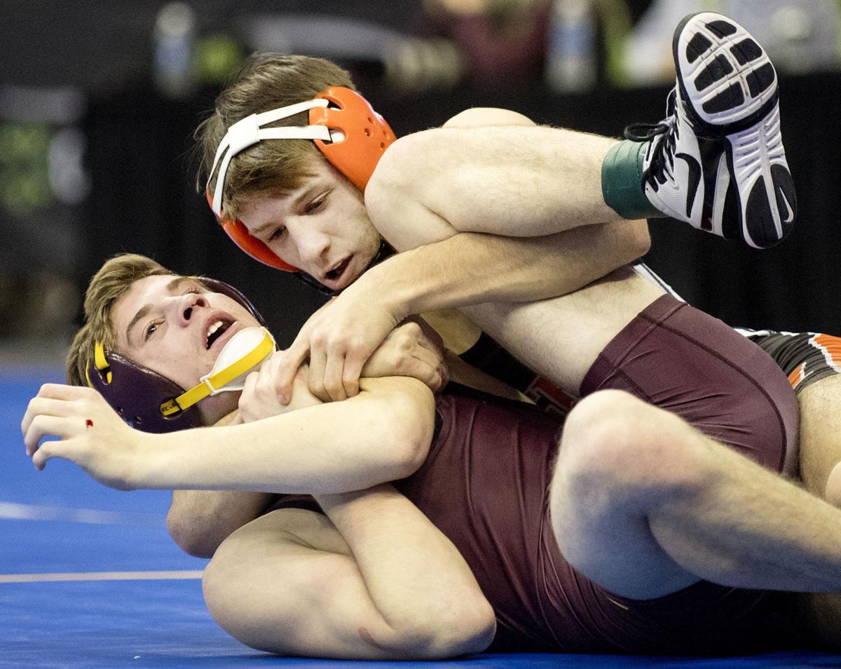 Hastings' Laux has sights on third wrestling title — then baseball will ...