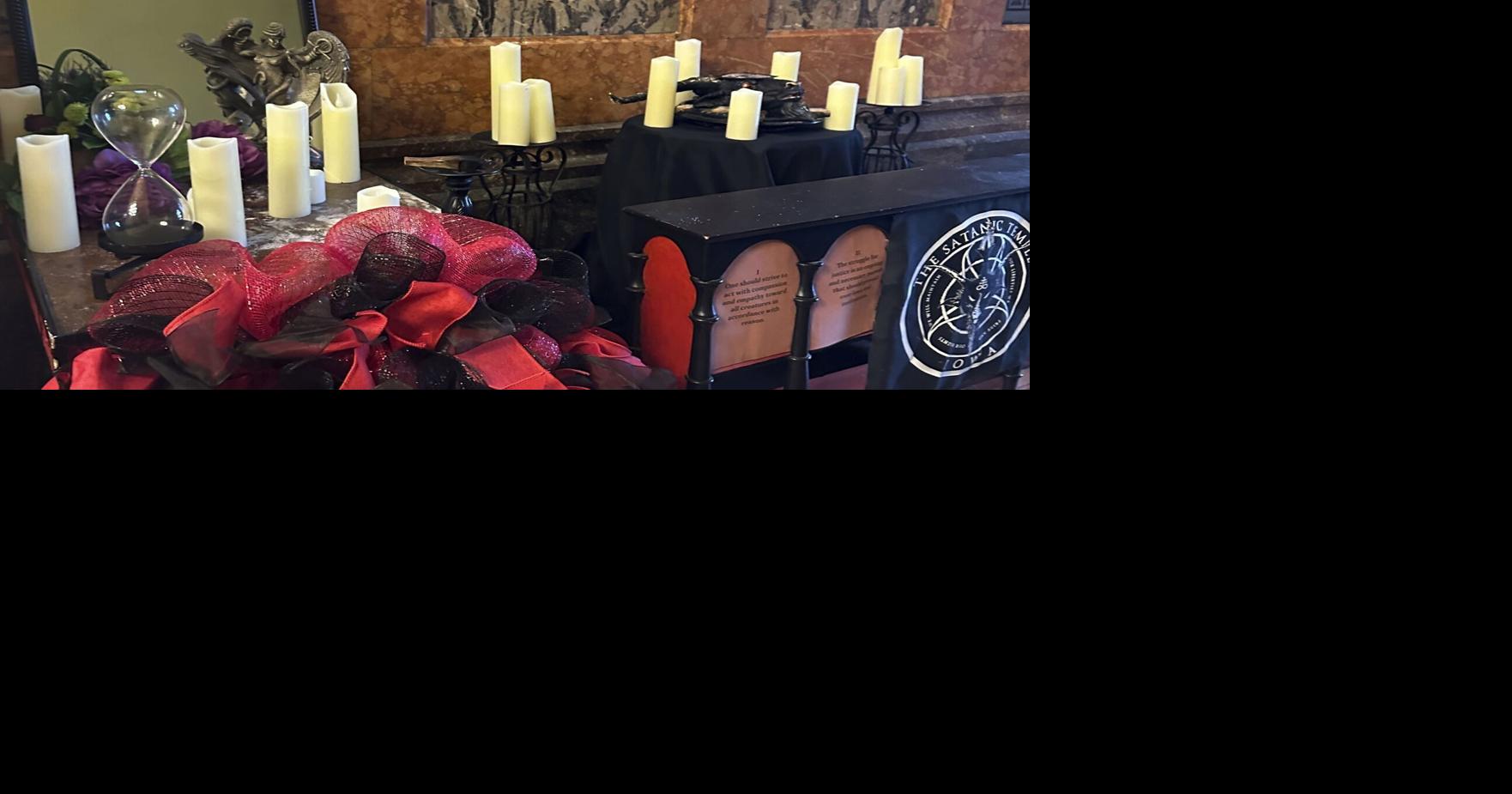 Satanic Temple Display Destroyed