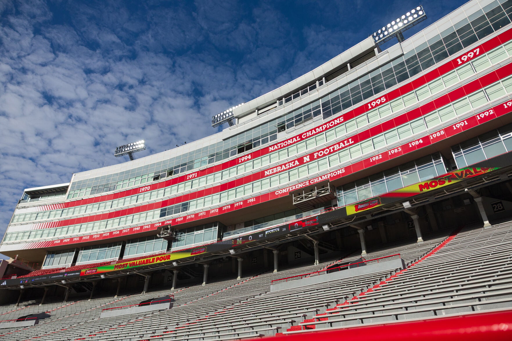 Nebraska football's Memorial Stadium to see massive overhaul