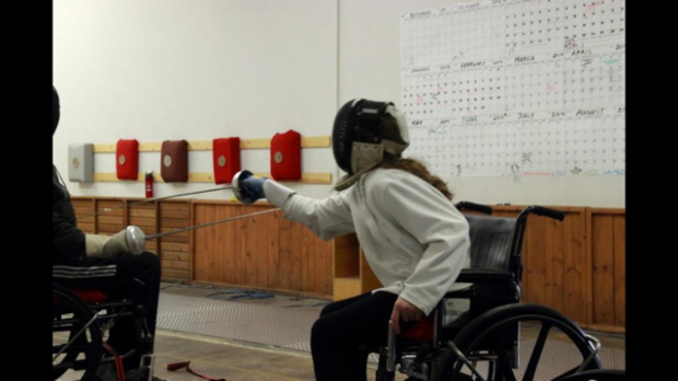 Bauer paves way for wheelchair fencers at Lincoln Fencing Club