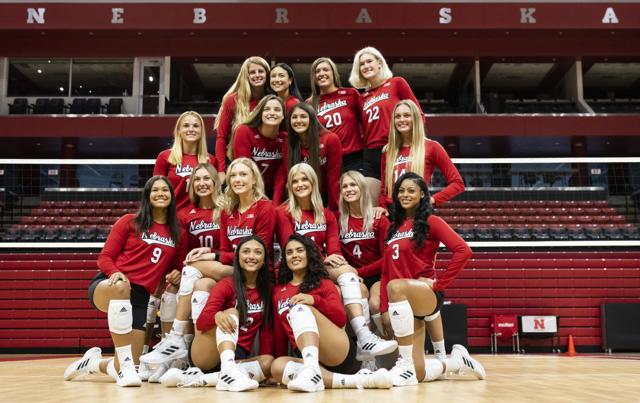 Photos: The Huskers open 2021 volleyball season with media day event