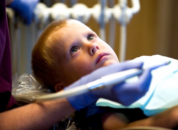 Trips to the dentist office should start around first birthday