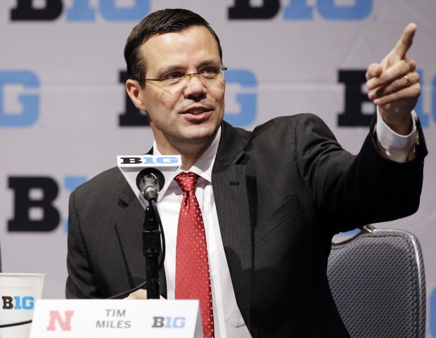 Miles a hit at Big Ten media day