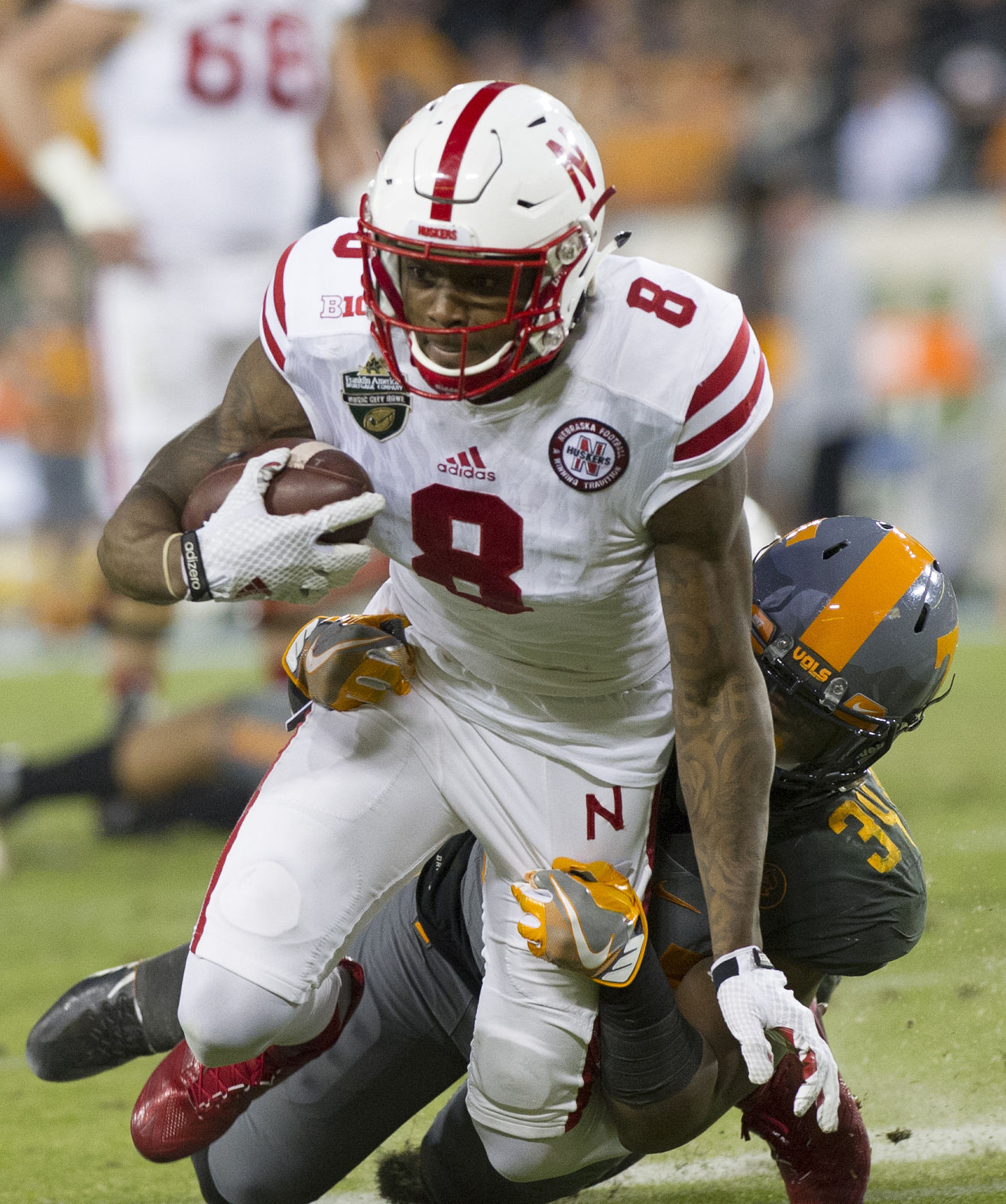 How Nebraska's Cam Jurgens celebrated the Super Bowl win