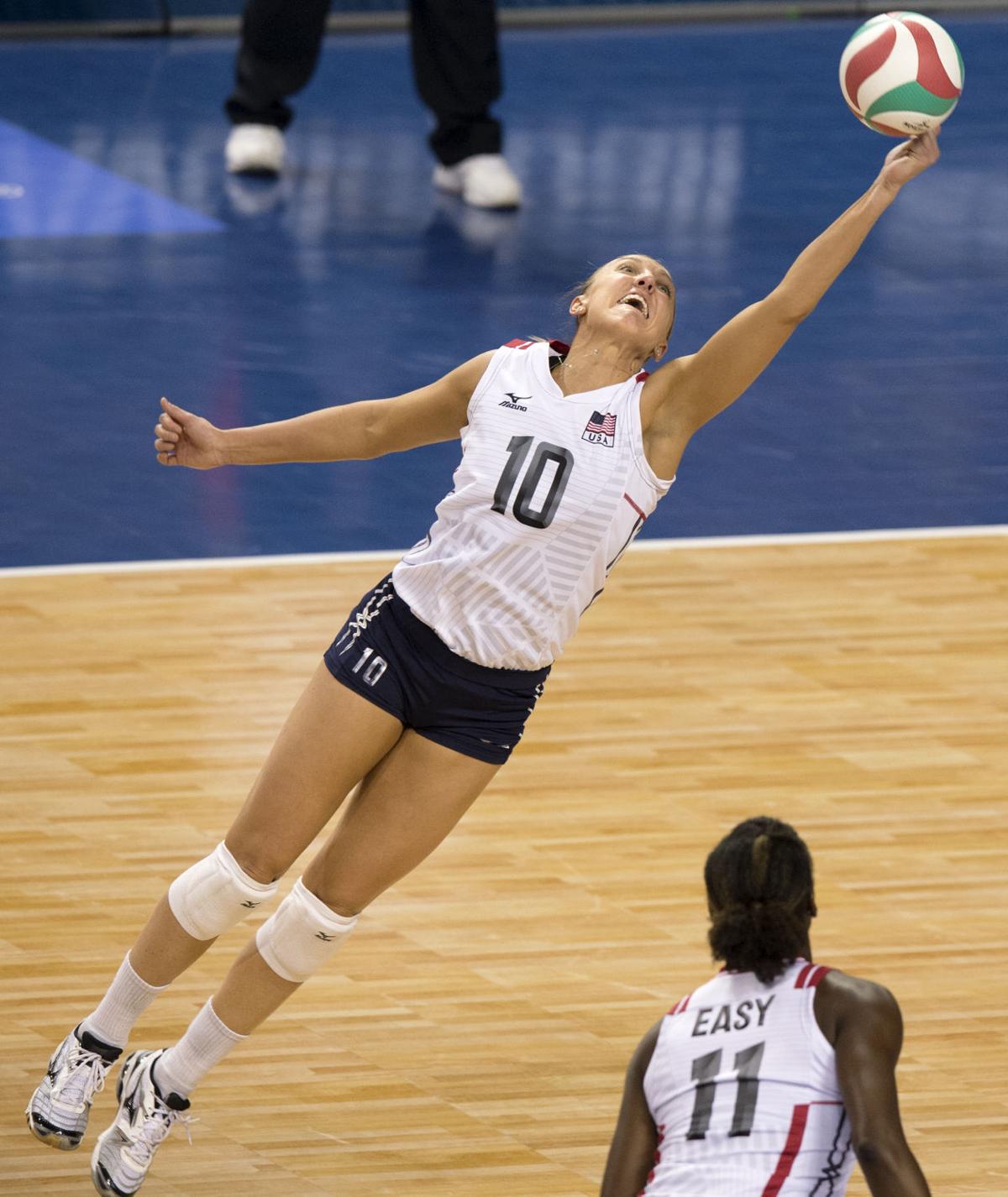 Jordan Larson went for it during every step of her volleyball career ...