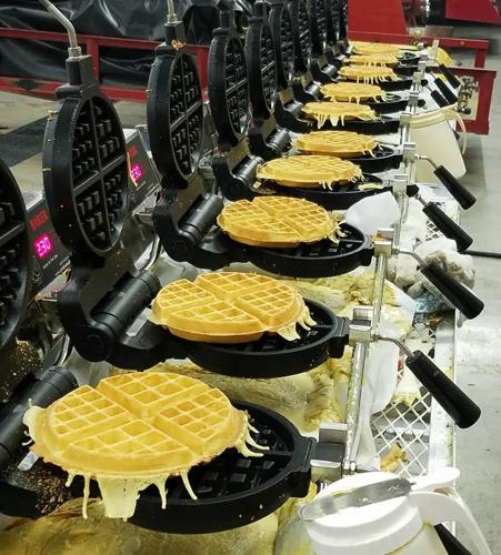 Waffle event to support hurricane relief work
