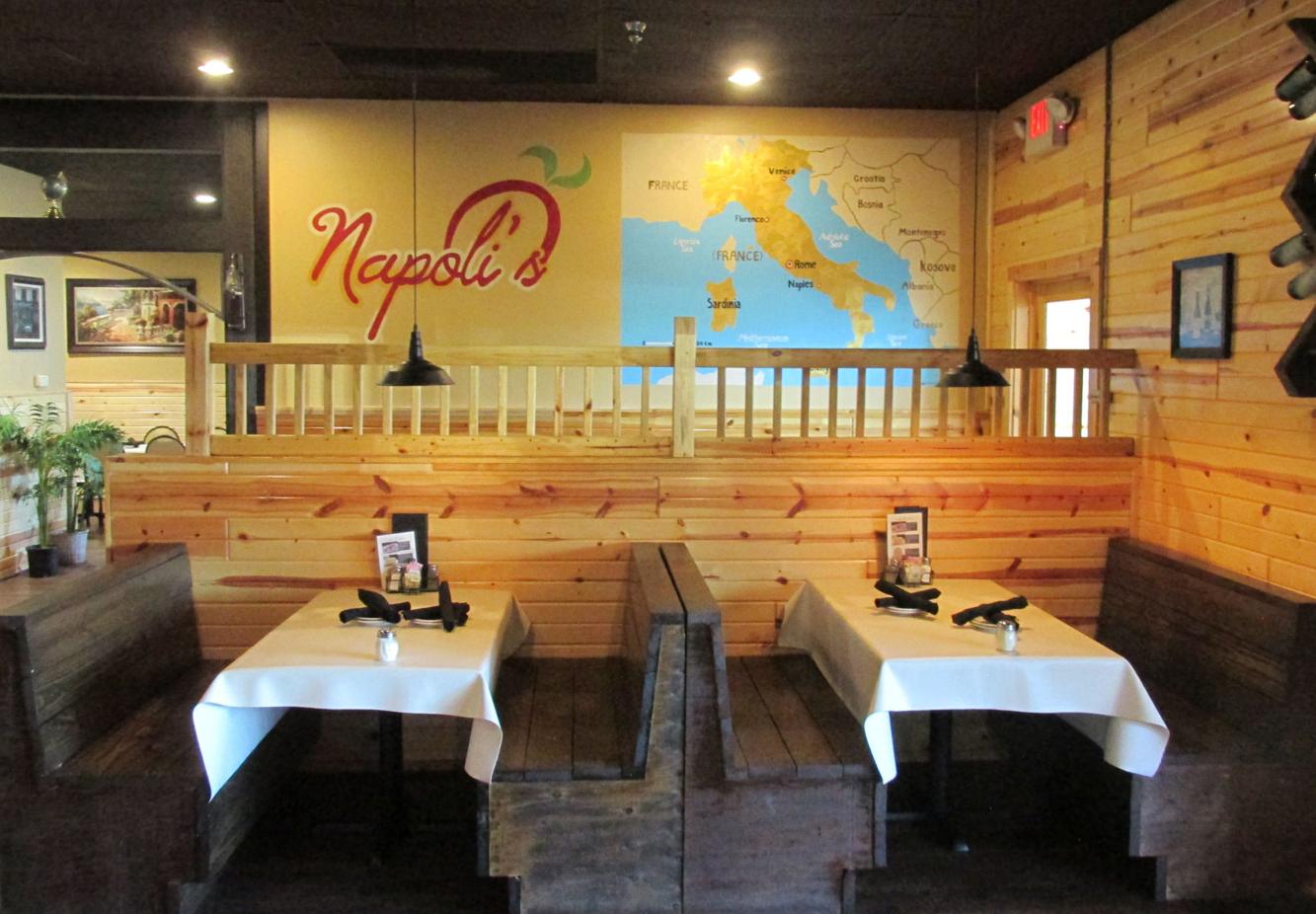Napoli's offers fine dining ambience, Italian food and wine choices at ...