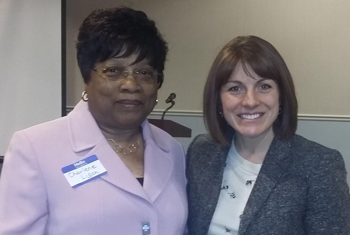 Author Ligon speaks at League of Women Voters' Lunch and Learn