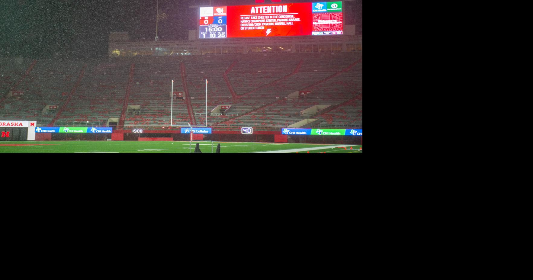 Storms steal Nebraska's thunder as season-opener against Akron is canceled