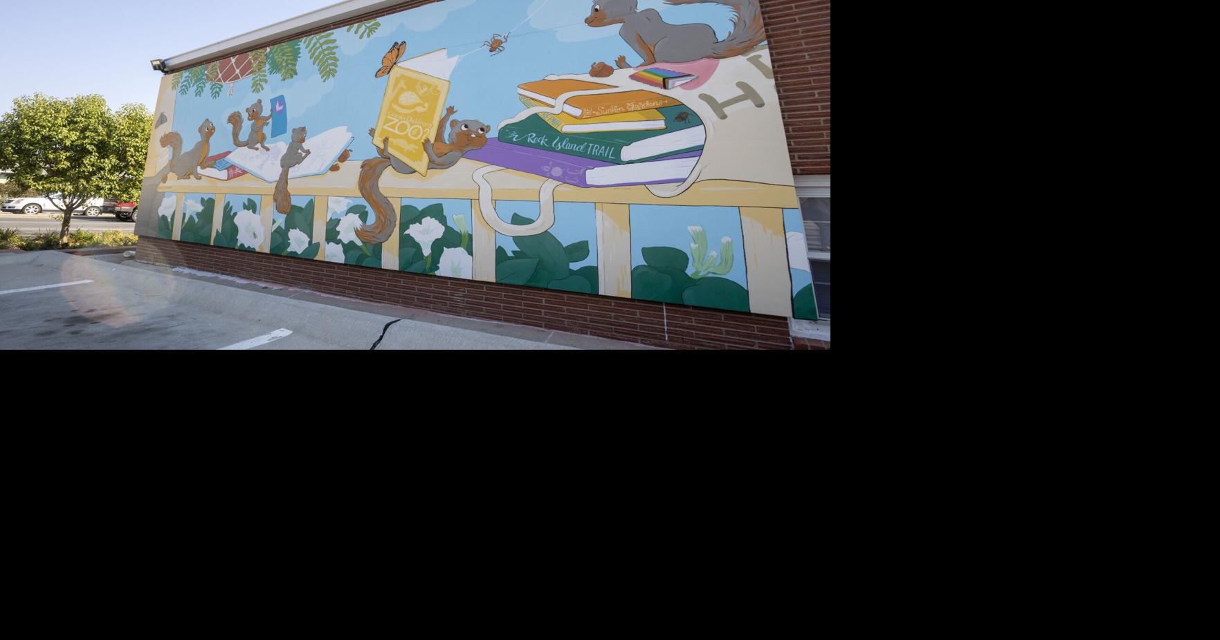New mural on Lincoln library branch celebrates libraries and the ...