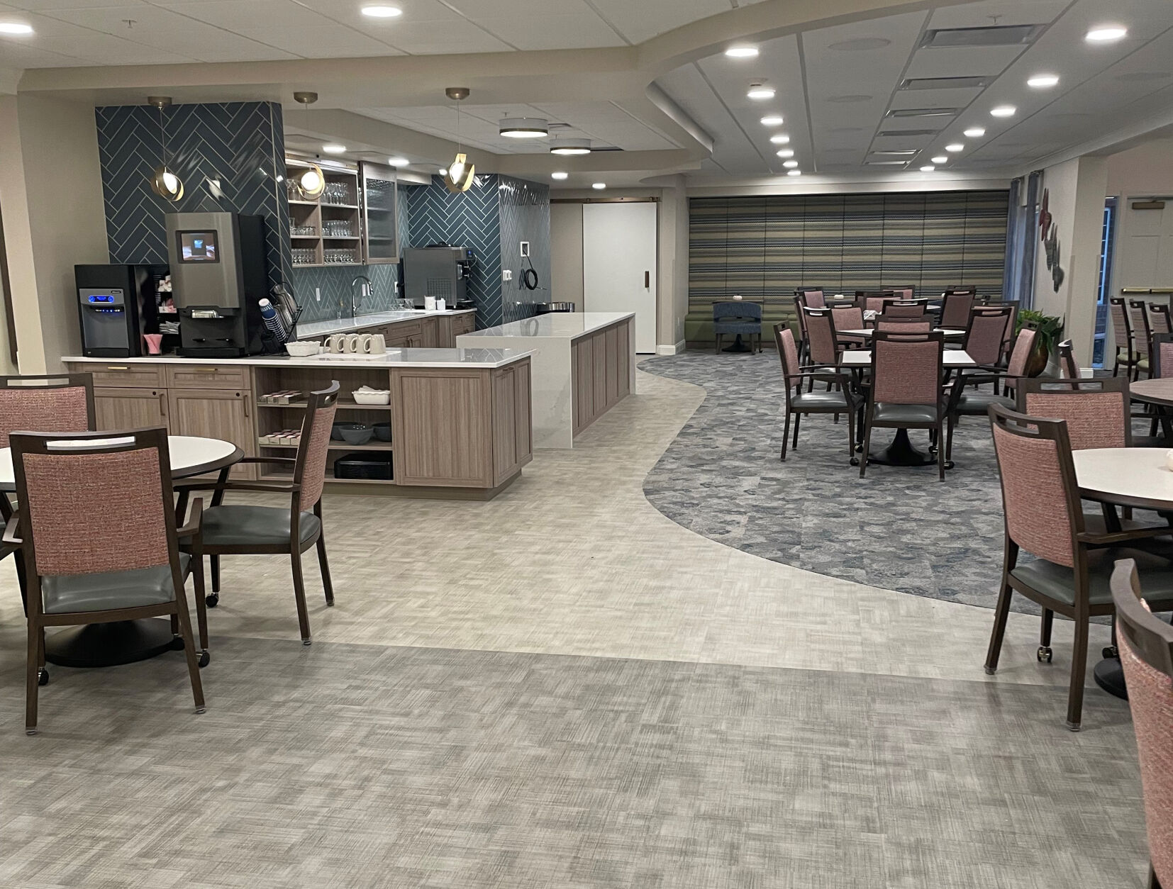 BUSINESS NOTE: The Lounge opens at Grand Lodge