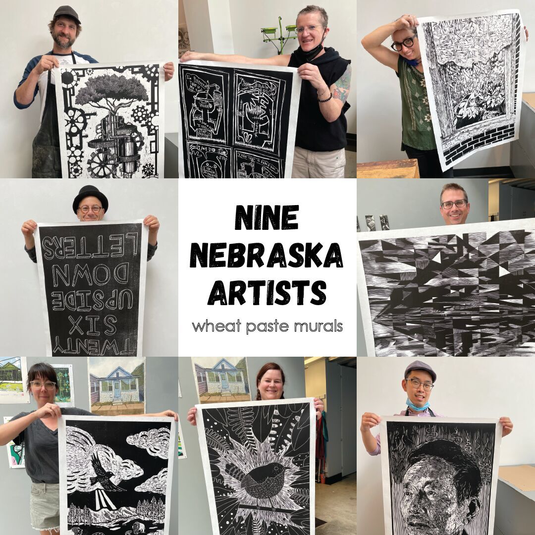 Lux and Constellation galleries to install wheat paste murals