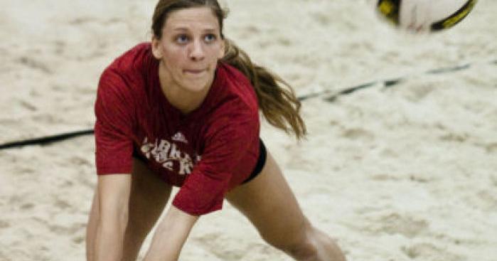 Huskers training for second sand volleyball season