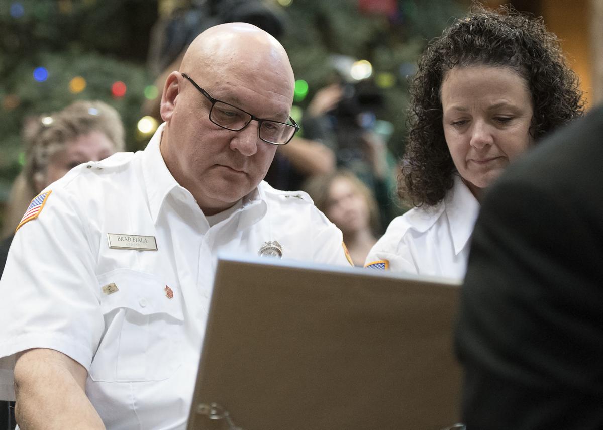 Photos, video: Honoring Nebraska flood heroes