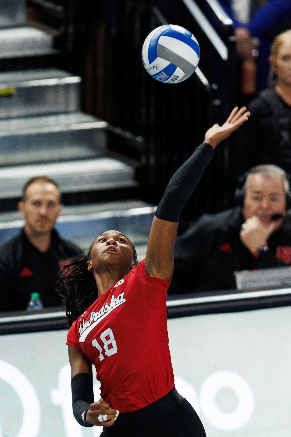 Photos: Creighton volleyball takes on Nebraska
