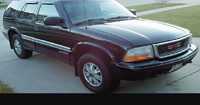 GMC Jimmy, 2001 - SLT, 4x4, black w/tan leather interior.